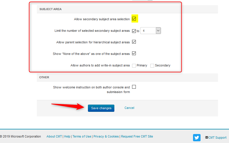 CHAIR HOW-TO: Subject Areas | Microsoft Conference Management Toolkit ...